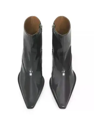 Marni Leather Cindi Ankle Boots