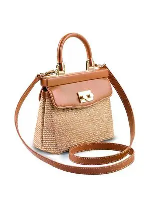 Rodo Paris Raffia Tote Bag