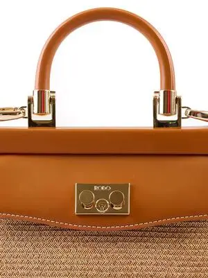Rodo Paris Raffia Tote Bag