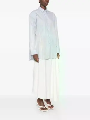 THE FRANKIE SHOP Oana Striped Cotton Shirt