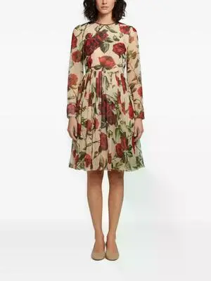 Dolce & Gabbana Floral Print Midi Dress