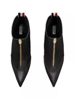 Thom Browne Wingtip Leather Ankle Boots
