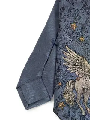 Etro Pegaso Jacquard-silk Tie