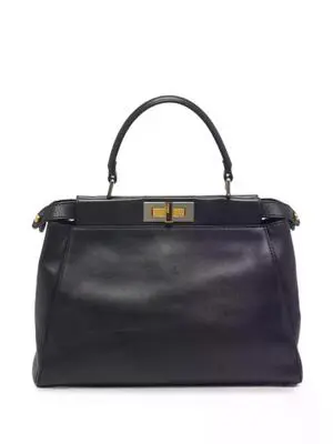 Fendi Peekaboo Tote Bag - Black