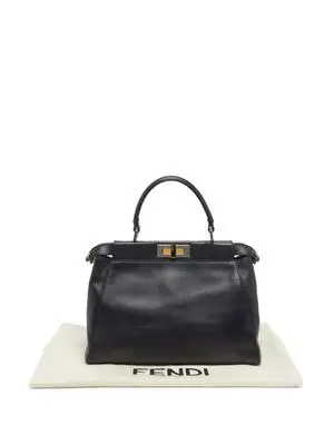Fendi Peekaboo Tote Bag - Black