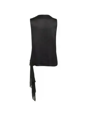 Max Mara Draped Satin Top