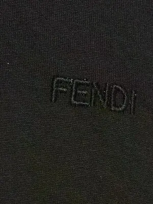 Fendi Embroidered Logo T-shirt