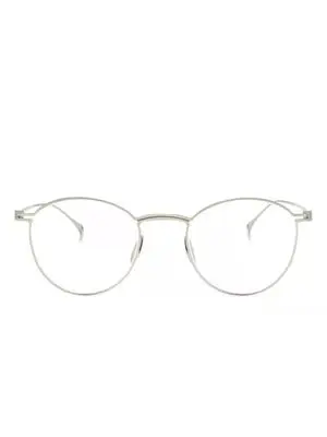 Giorgio Armani Yuichi Toyama Round-frame Eyeglasses - Silver
