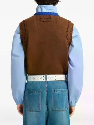 Marni Intarsia-knit Vest