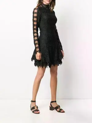 Simkhai Lace Embroidered Mini Dress