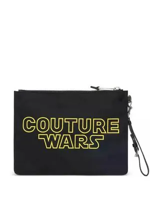 Moschino Silver Tone Belt Bags