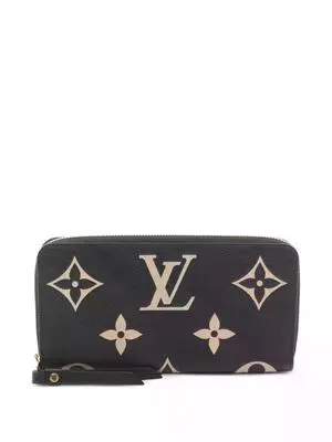 LOUIS VUITTON 2021 Monogram Empreinte Zippy Wallet - Black