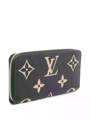 LOUIS VUITTON 2021 Monogram Empreinte Zippy Wallet - Black