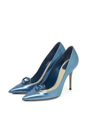 Dior Rose Pointed-toe Pumps