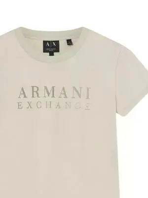 Armani Exchange Crewneck T-shirt With Logo Print