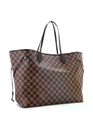 LOUIS VUITTON Neverfull Nm Damier Gm Tote Bag - Brown