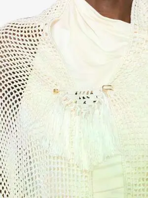 CHIARA IS Crochet Fringed Poncho
