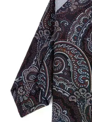 Etro Paisley Stripe Silk Tie