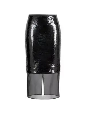 ESSE Luminessa Sequin Embellished Midi Skirt
