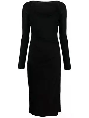 Helmut Lang Open-back Midi Dress