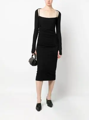 Helmut Lang Open-back Midi Dress