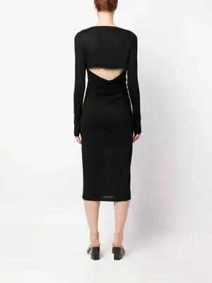 Helmut Lang Open-back Midi Dress