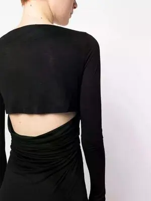 Helmut Lang Open-back Midi Dress