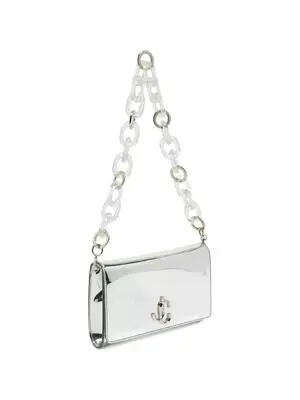 JIMMY CHOO Varenne Acrylic Chain Shoulder Bag
