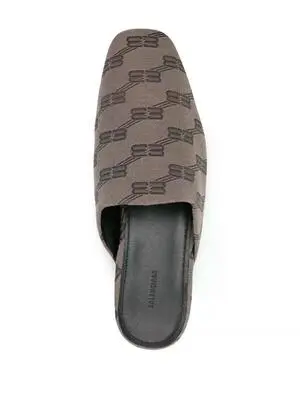 Balenciaga Monogram Jacquard Mules