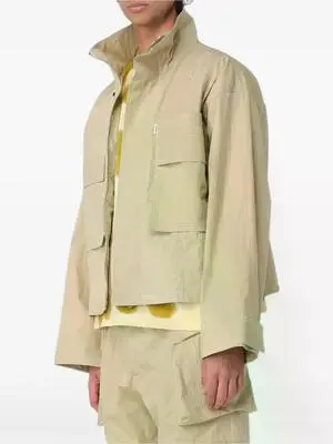 BONSAI High-neck Crinkled Jacket