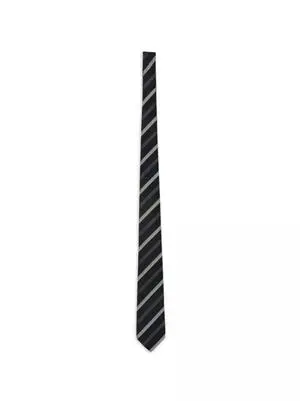 Emporio Armani Jacquard-stripe Silk Tie