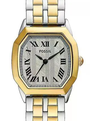 Fossil Harlow Stainless Steel Watch With Roman Numeral Indices