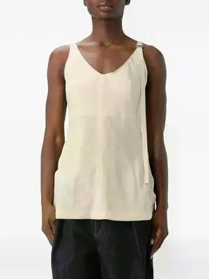Max Mara Buckle-detail Tank Top