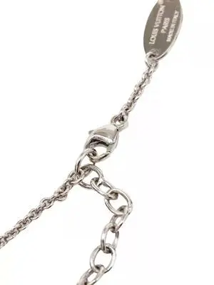 LOUIS VUITTON Essential V Supple Necklace - Silver