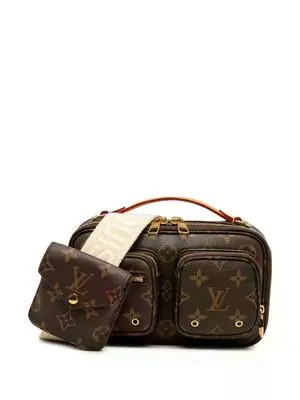 LOUIS VUITTON Monogram Utility Satchel - Brown