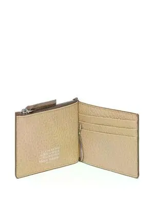 MAISON MARGIELA Four Stitches Grained Leather Wallet - Brown