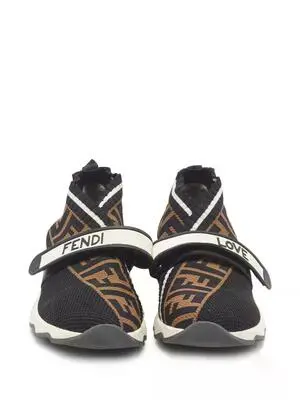 Fendi Rockoko Ff Knit Sneakers