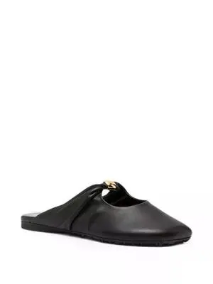 Loewe Ruched Logo-plaque Sandals