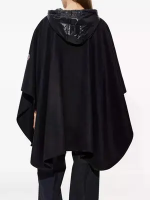 Moncler Hooded Belted Poncho