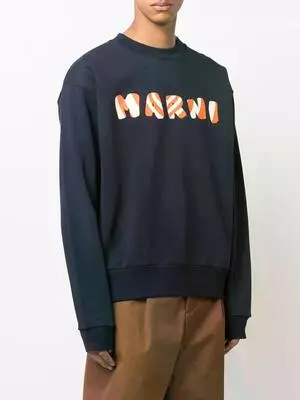 Marni Logo-embroidered Sweatshirt