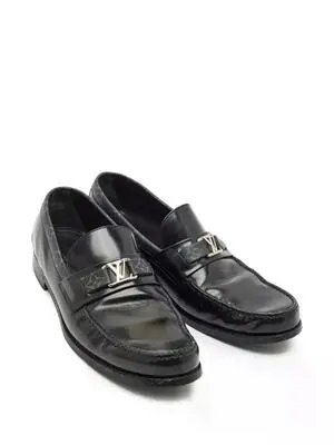 LOUIS VUITTON Monogram Canvas Loafers