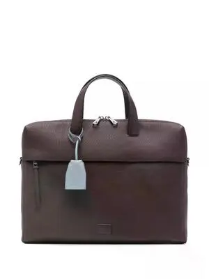 Paul Smith Grained Leather Briefcase - Brown