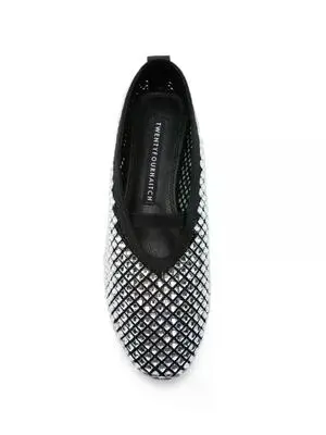 TWENTY FOURHAITCH Crystal Embellished Sneakers
