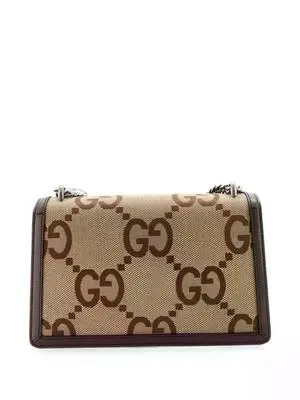Gucci Dionysus Small Shoulder Bag In Jumbo Gg Canvas