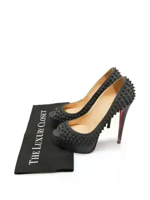 CHRISTIAN LOUBOUTIN Lady Peep Spikes Pumps