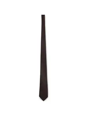 Zegna Silk Polka-dot Neck Tie - Red