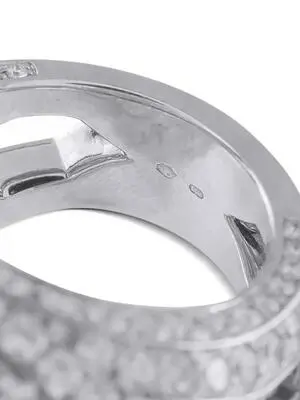 Cartier Nouvelle Diamond Ring In 18k White Gold