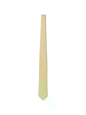 FERRAGAMO Printed Tie - Yellow