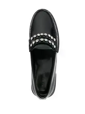 Sandro Max Crystal-embellished Loafers