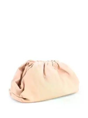 Bottega Veneta The Pouch Leather Clutch Bag - Neutrals